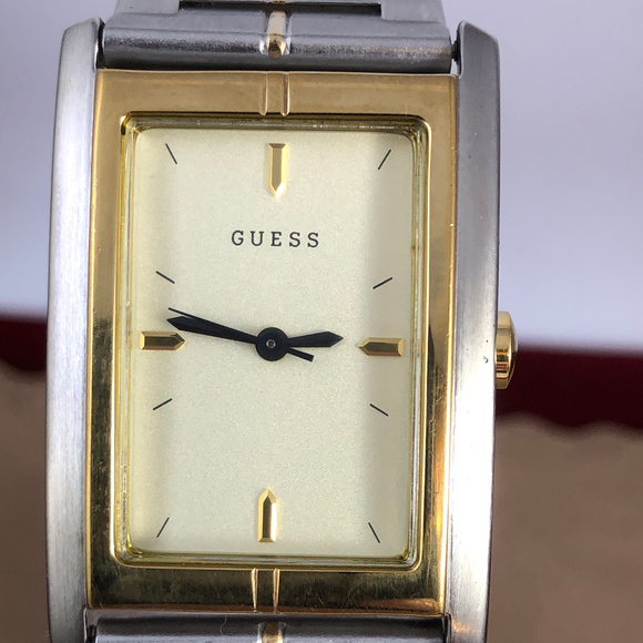 Guess | Accessories | Vintage Elegant Guess 2tone Gold Silver Tank ...